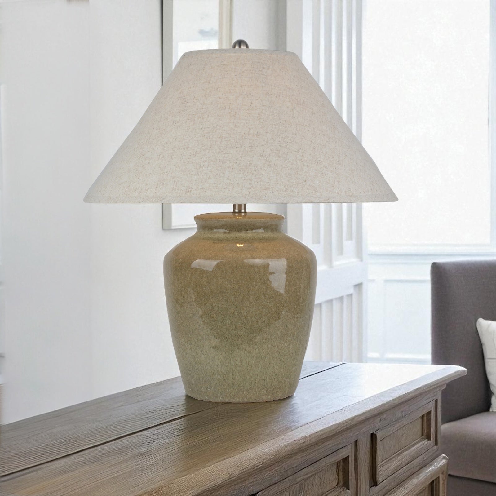 Aurelo Ceramic Table Lamp – Meilleure Decor Ltd